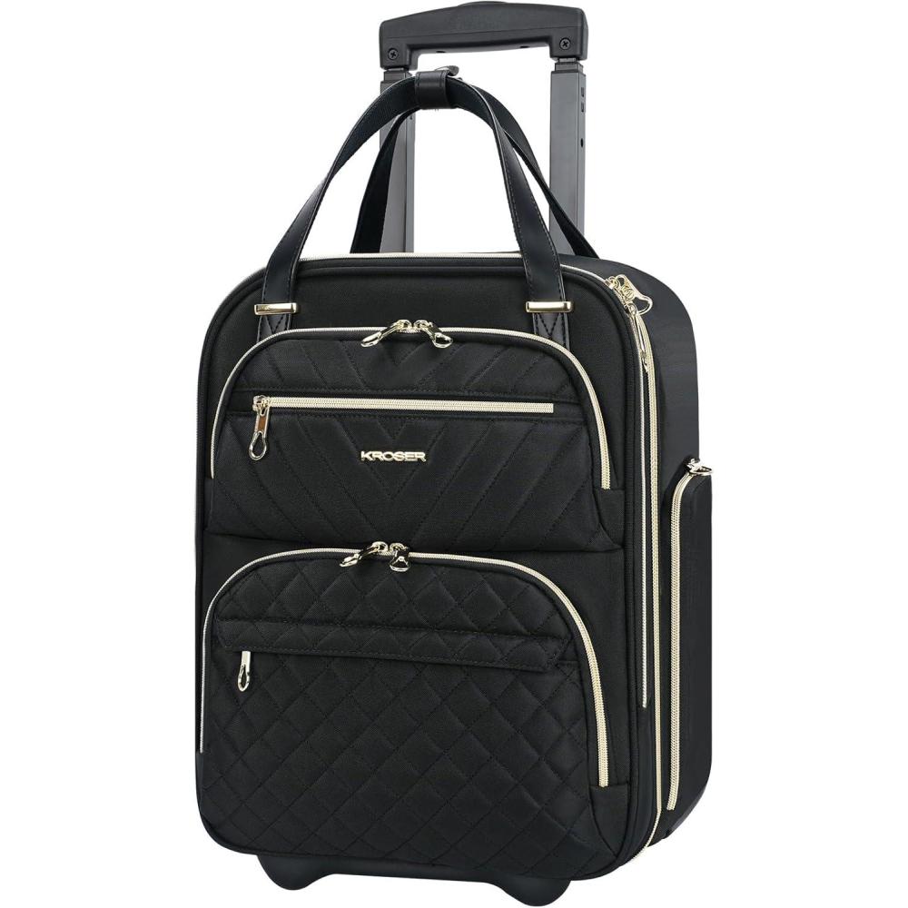 KROSER Carry On Underseat Multi-functional, 16-inch Underseater ...